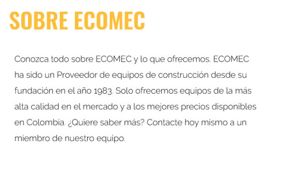 Inicio - ECOMEC